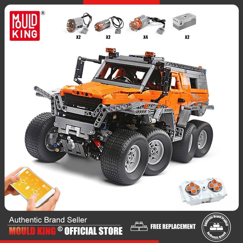 Mould King 13088 High-Tech App Rc Racewagen Bouwstenen Speed Racer ...