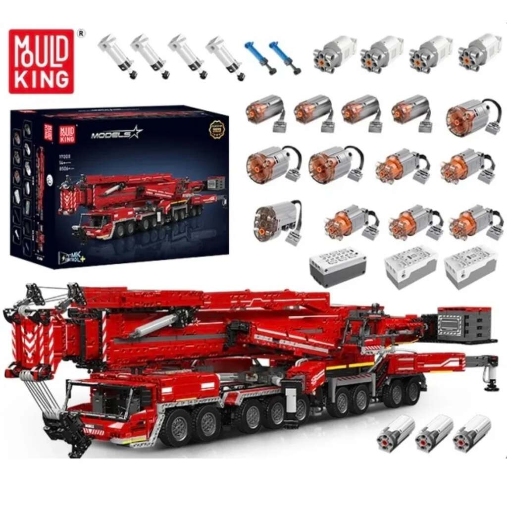 Mould King 17008 Liebherr-LTM11200-kraan. Met maar liefst 8506 ...