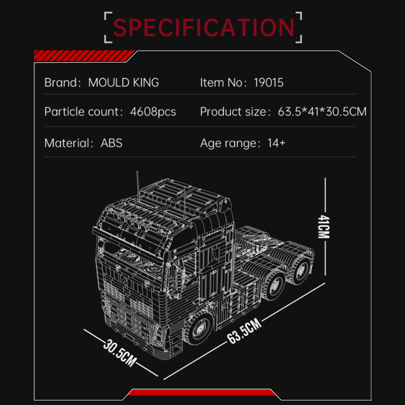 Mould King 19015v2 - brickparts.nl